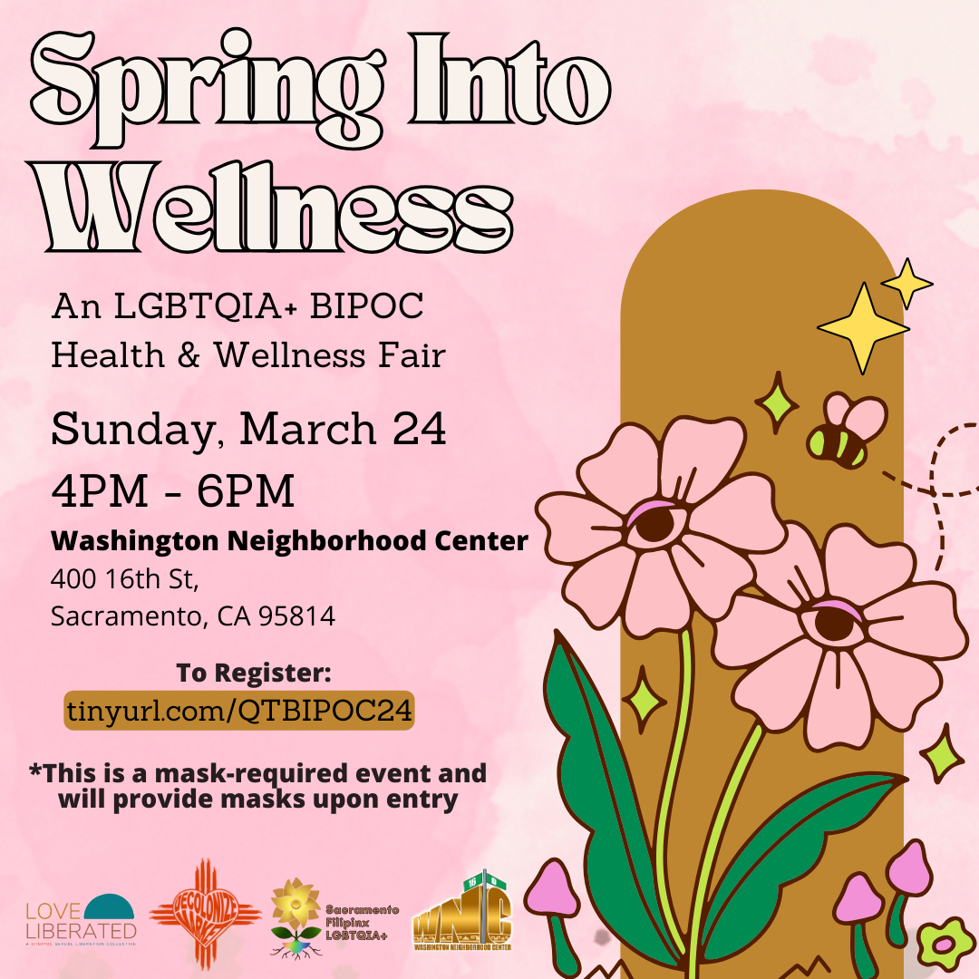 Spring into Wellness – A LGBTQ+ BIPOC Health and Wellness Fair